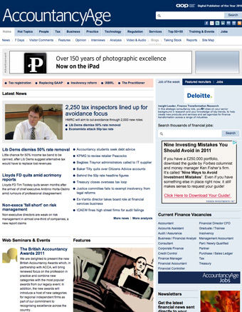 Accountancy Age and Financial Director acquired by Contentive - The CFO